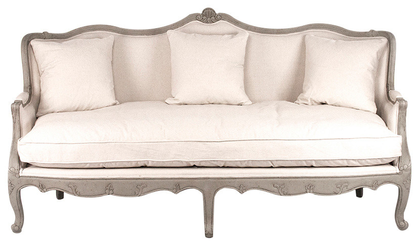 Adele Sofa by Zentique - Farmhouse - Sofas - by Hudson Home Decor | Houzz