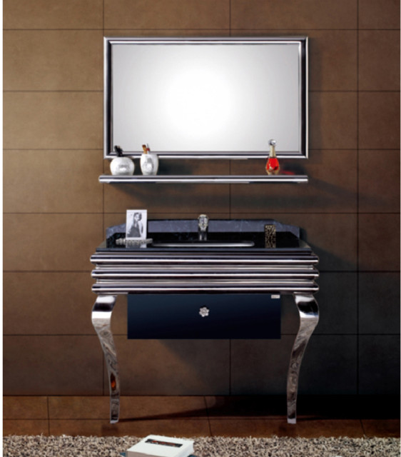 Infinity Shelf for Vanity Mirror - Transitional - Display And Wall ...