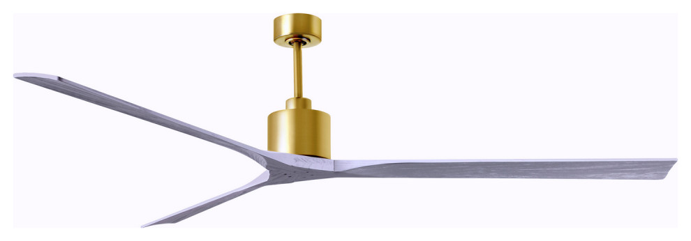 MFan 90"Ceiling Fan from the Nan XL collection in Brushed Brass finish ...