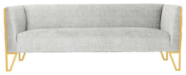 Vector Sofa in Gray and Gold - Contemporary - Sofas - by Timeout PRO ...