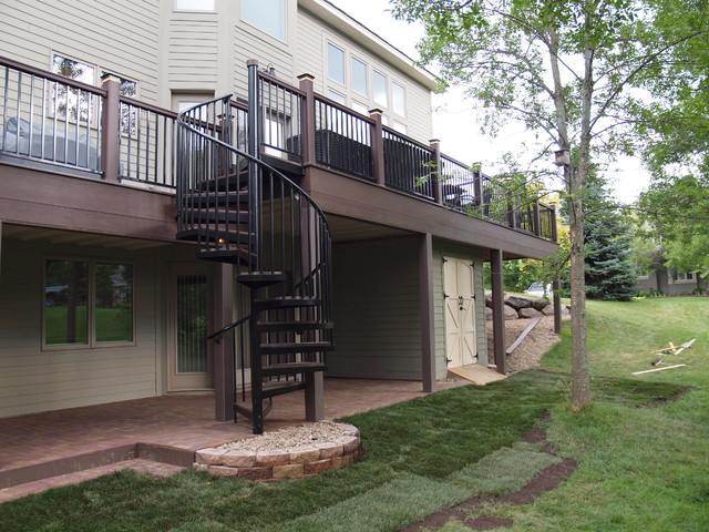 two tier composite deck