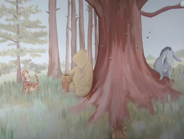 Winnie the Pooh Mural - Traditional - Philadelphia - by ALM Custom ...
