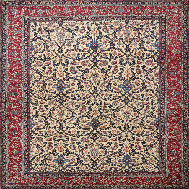 Ahgly Company Indoor Rectangle Traditional Area Rugs, 3' Square ...