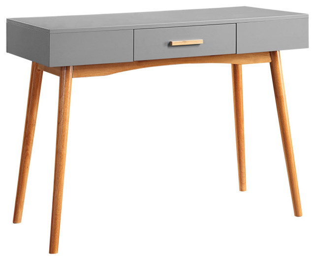 Oslo 1 Drawer Desk - Midcentury - Desks And Hutches - by VirVentures ...