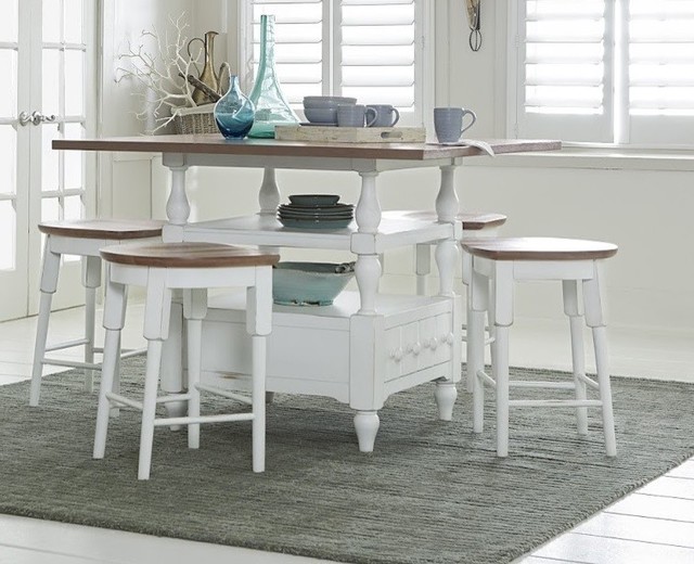 Shutters Counter Table - Traditional - Dining Tables - by Progressive ...