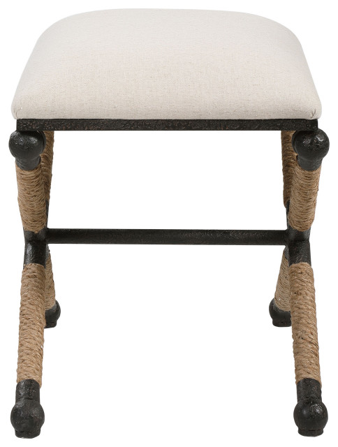 Uttermost Firth Small Bench - Beach Style - Vanity Stools And Benches ...