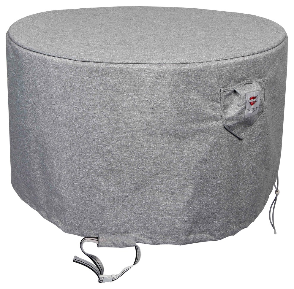 Platinum Shield Outdoor 36" Round Fire Table Cover by Astella, 36 ...