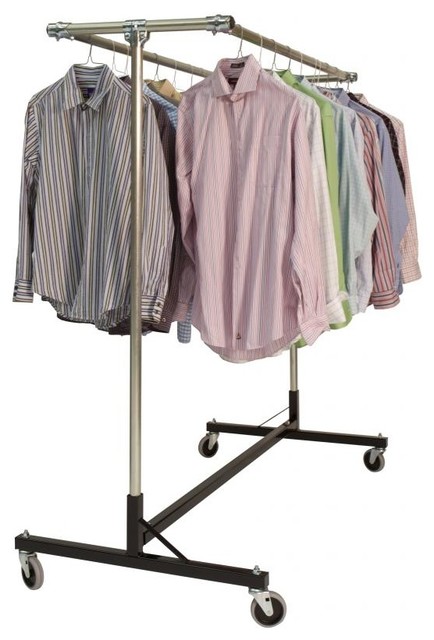 Gemini - Heavy Duty H-Rack Double Rail w/ 60" Uprights Black - Modern ...