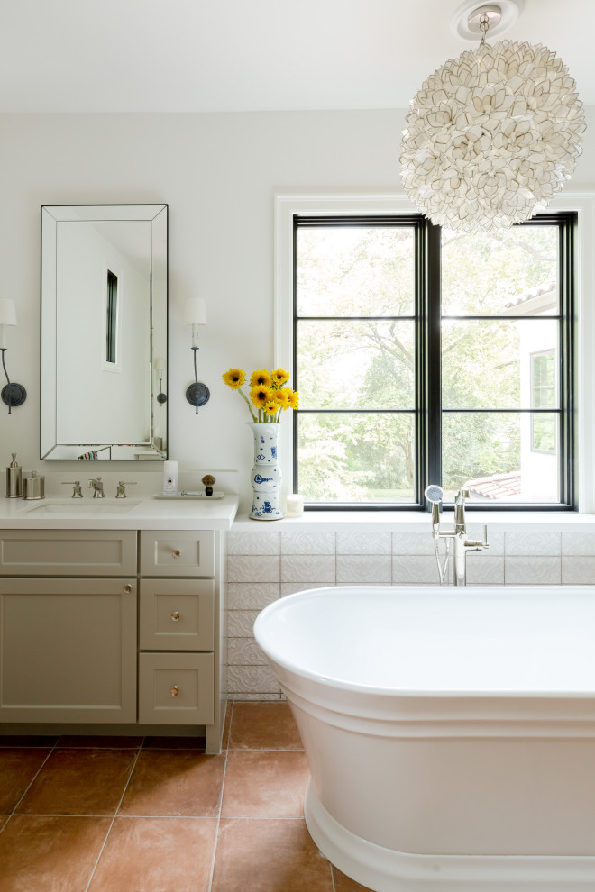 Houston Spanish Colonial - Bathroom - Houston - by Wamhoff Design ...