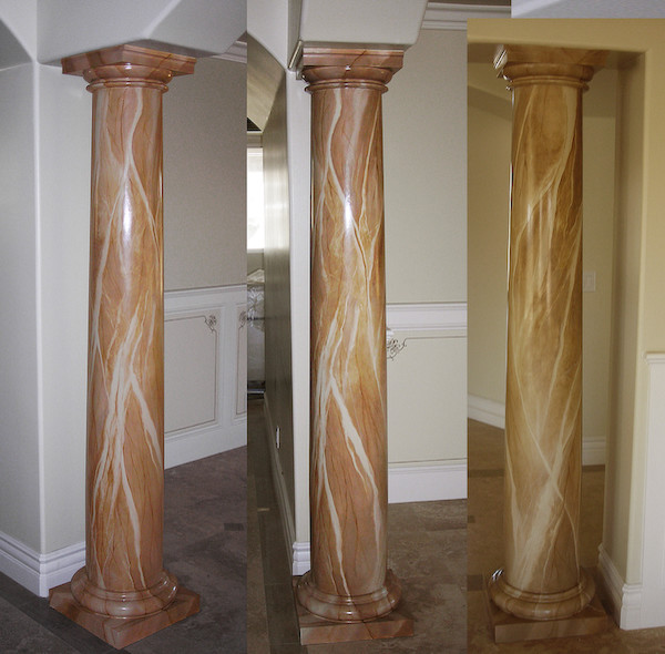 Faux Marble Columns - Los Angeles - by Faux Finish & Murals.Carlos ...