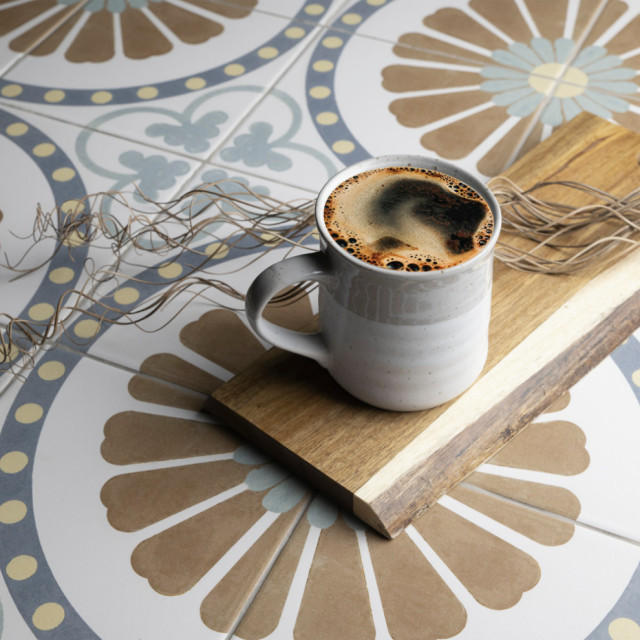 Revival Ceramic Floor and Wall Tile, Ring, Sample - Contemporary - Wall ...