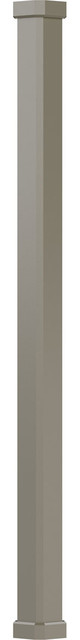 6" x 8' Endura-Aluminum Craftsman Style Column, Square Shaft, Textured ...