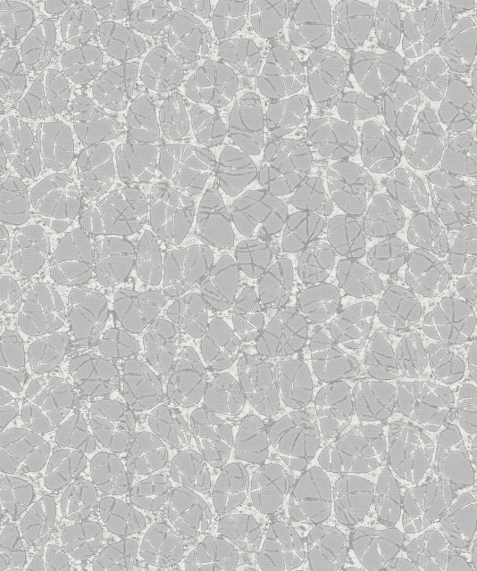 Modern Textured Wallpaper Featuring Abstract Stones Pattern, Nf232071 ...