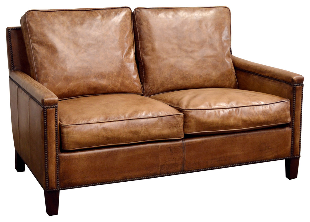 Buffalo Leather 2-Seater Sofa - Transitional - Sofas - by RF DESIGN | Houzz