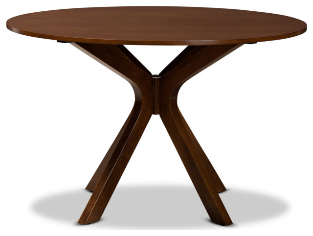 Bosvenna Transitional Round Dining Table, 45'' - Transitional - Dining ...