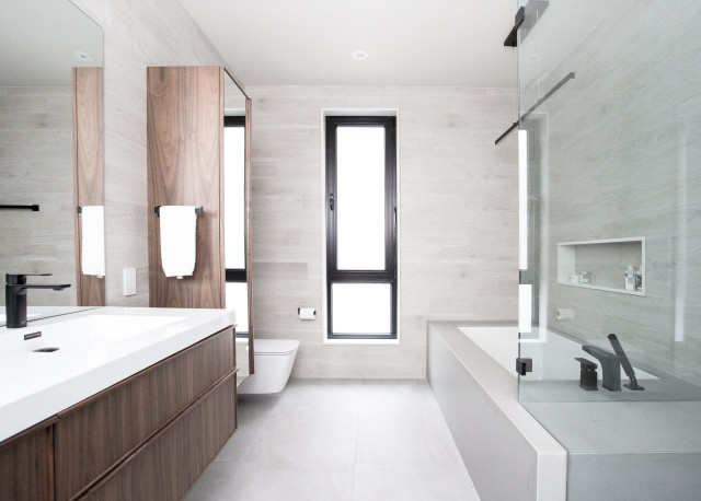 Ellis ensuite washroom - Moderne - Salle de Bain - Toronto - par ...