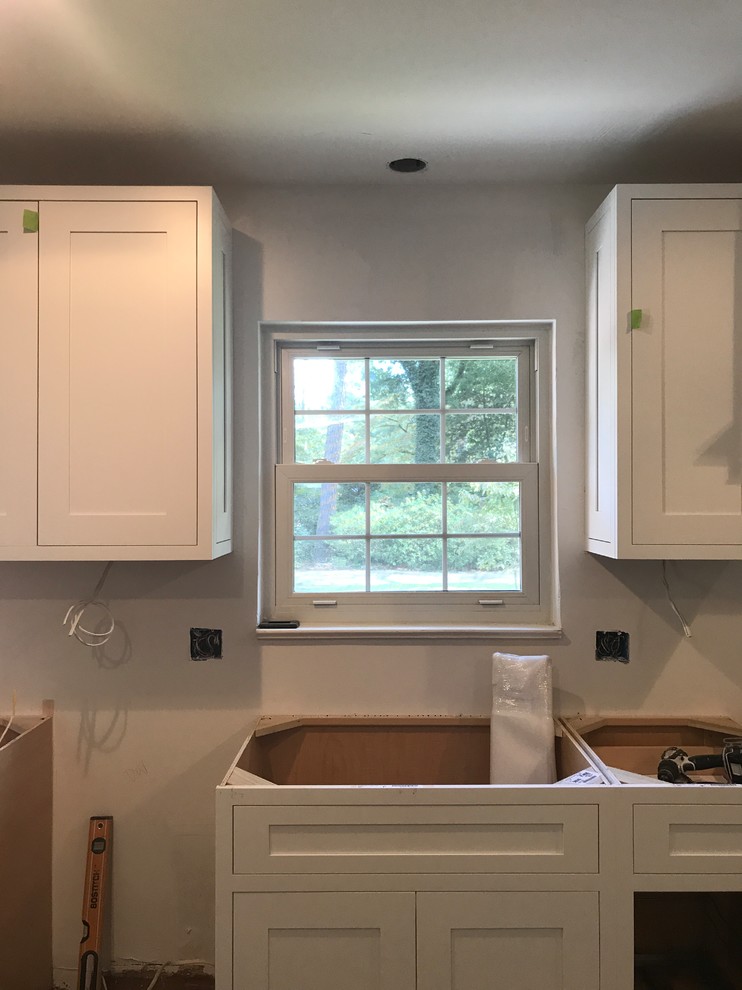 Tile or not around window above kitchen sink
