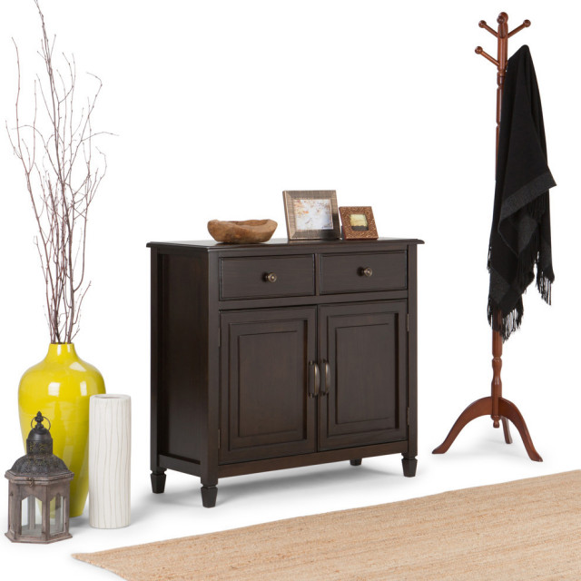 Connaught Solid Wood Entryway Storage Cabinet - Transitional - Accent ...