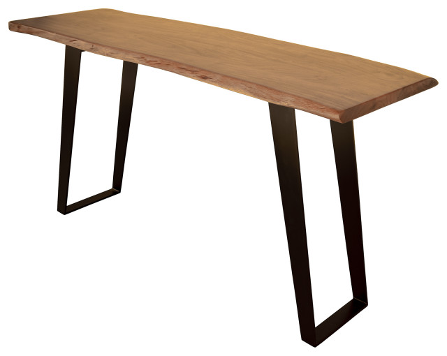 Live Edge Console Table - Industrial - Console Tables - by HOME ACCENTS ...
