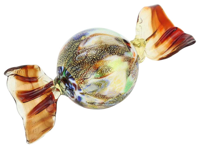 GlassOfVenice Murano Glass Candy - Sparkling Red - Contemporary ...