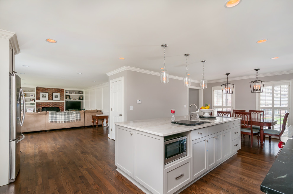 A Open Floor Plan Main Level Renovation - Transitional - Atlanta - by ...