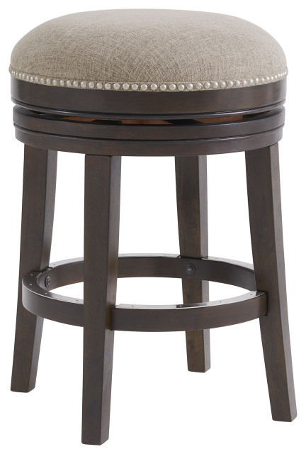 Clara Swivel Bar Stool, Set of 2 - Transitional - Bar Stools And ...