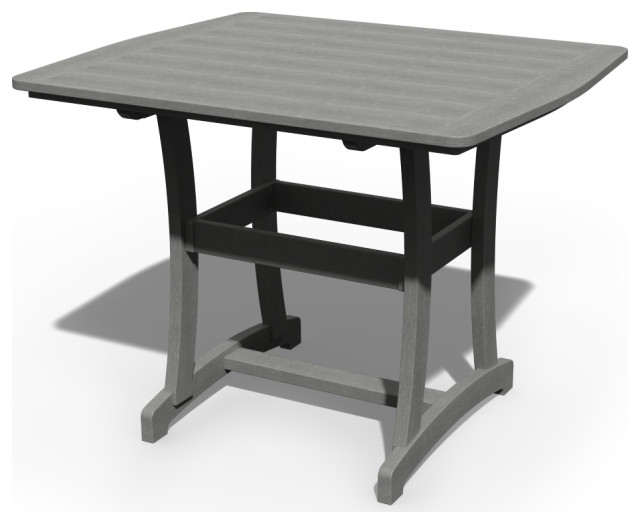 Poly Lumber Legacy Table, 4' X 4' - Transitional - Outdoor Pub And ...