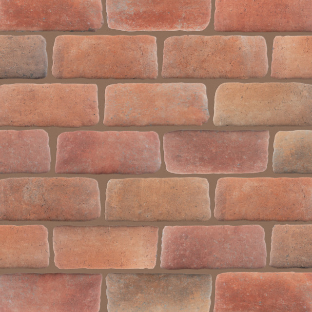 Benisa Cotto Porcelain Floor and Wall Tile, 4x9 - Contemporary - Wall ...