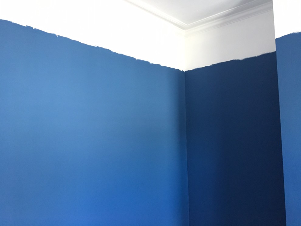 Woad blue lounge, need help with decor | Houzz UK