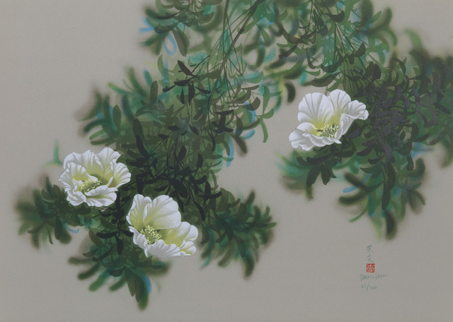 David Lee, Flowers 19, Lithograph - Asian - Fine Art Prints - by ...