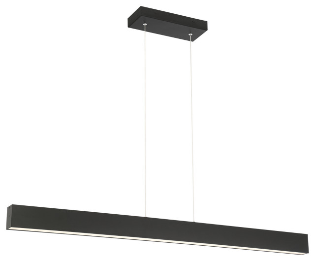 Form LED Linear Pendant, Matte Black - Modern - Pendant Lighting - by ...