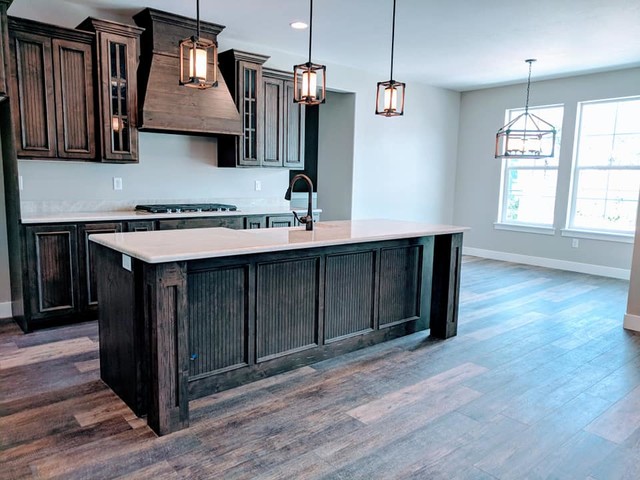 LVP kitchen floors, rustic look - Craftsman - Salt Lake City - by ...