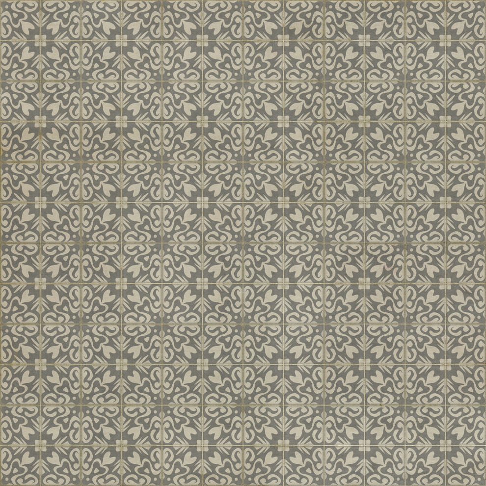 Pattern 56 Mr Wickham 60x60 Vintage Vinyl Floorcloth - Contemporary ...