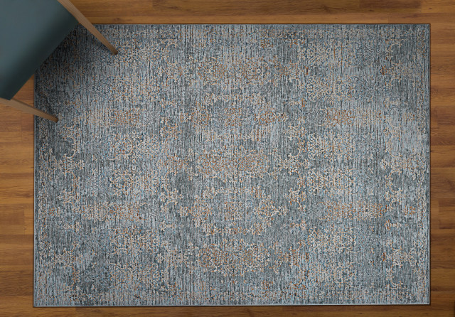 Couristan Couture Renaissance Pewter-Mode Beige Area Rug, 7'10" X 10'9 ...