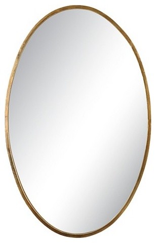 Uttermost Herleva Gold Oval Mirror - Transitional - Wall Mirrors - by ...