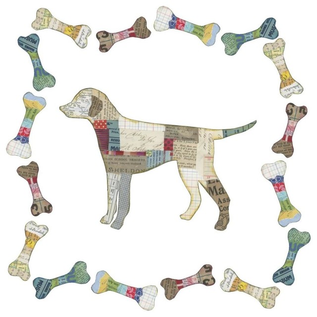 "Good Dog II Sq with Border" Digital Paper Print by Courtney Prahl, 20 ...