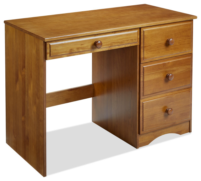 Essentials Writing Desk with Four Drawers - Transitional - Desks And ...