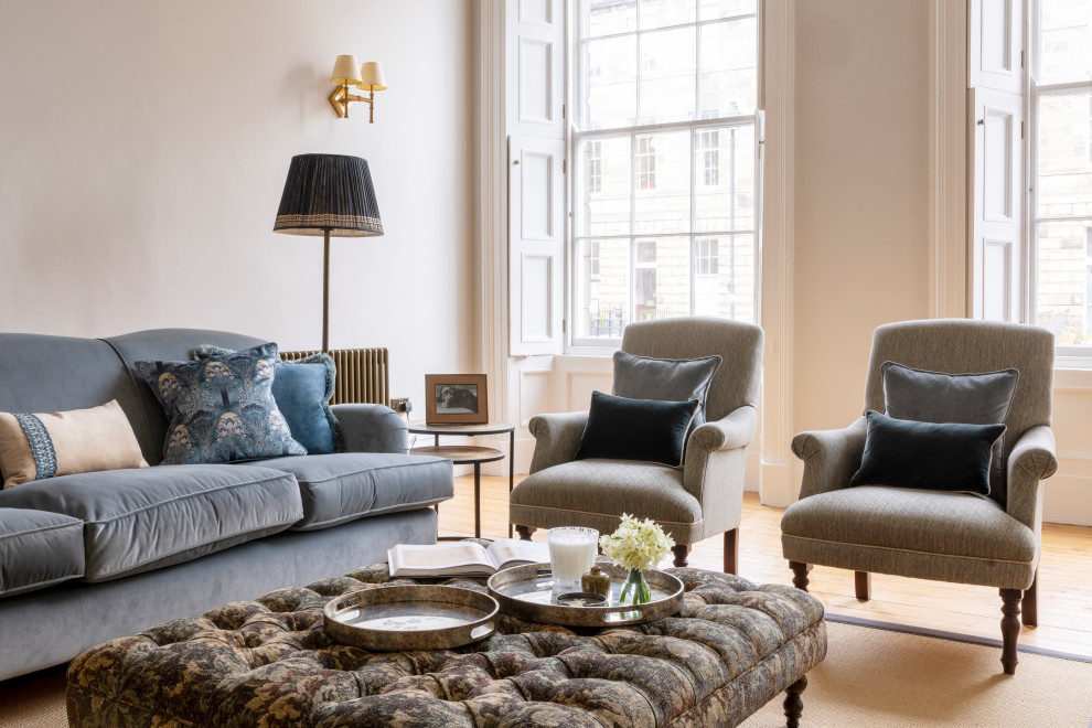 Georgian Flat, New Town, Edinburgh - Traditional - Living Room ...