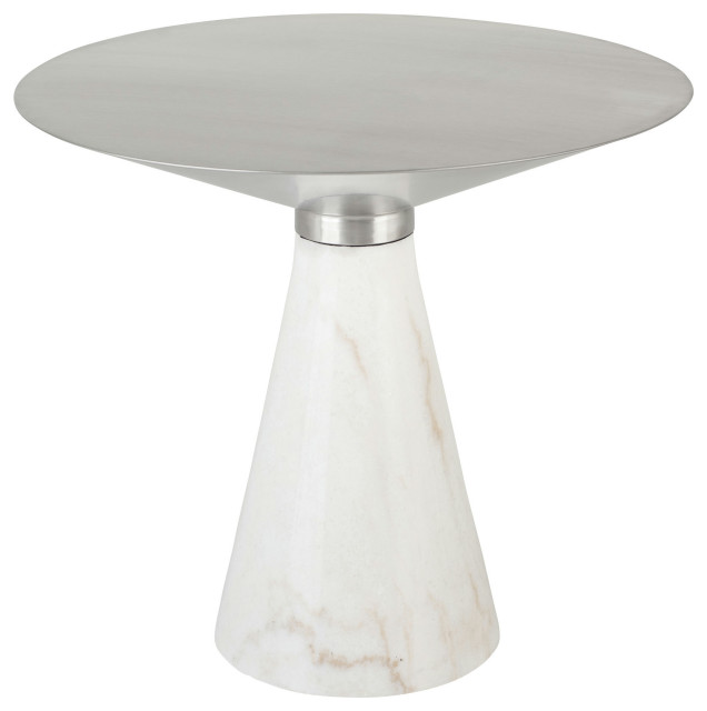 Iris Silver Metal Side Table, HGNA539 - Transitional - Side Tables And End Tables - by Beyond ...