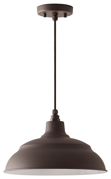 Capital Lighting RLM SM Outdoor Hanging Warehouse Reflector, Bronze ...