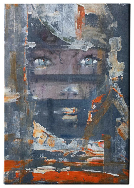 Epic Graffiti "Stranger" Giclee Canvas Wall Art, 18"x26" - Contemporary ...