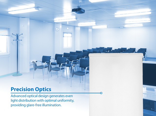 4' LED Wraparound Fixture With Prismatic Lens - Contemporary - Flush ...