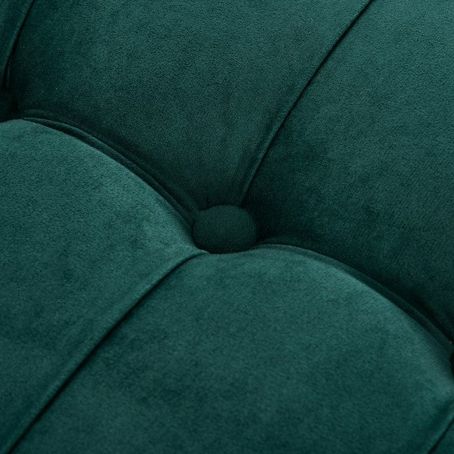 Benzara BM261448 Storage Bench With Flip Button Tufted Top and Sleek ...