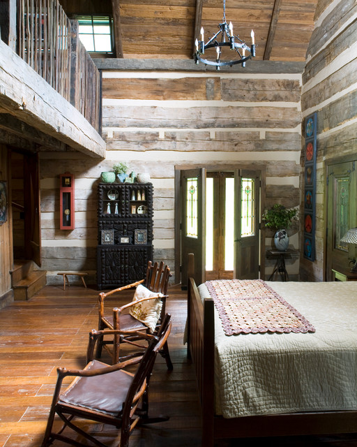 American Gothic Country Retreat - Rustic - Bedroom - New York - by ...