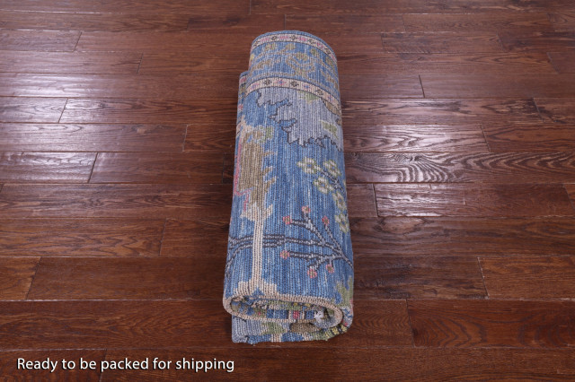 6' 1" X 9' 2" Hand Knotted William Morris Wool Rug - Q19281, 6' 1" X 9 ...