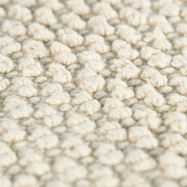 Natural Beige Nubby Textured Modern Throw Pillow - Scandinavian ...