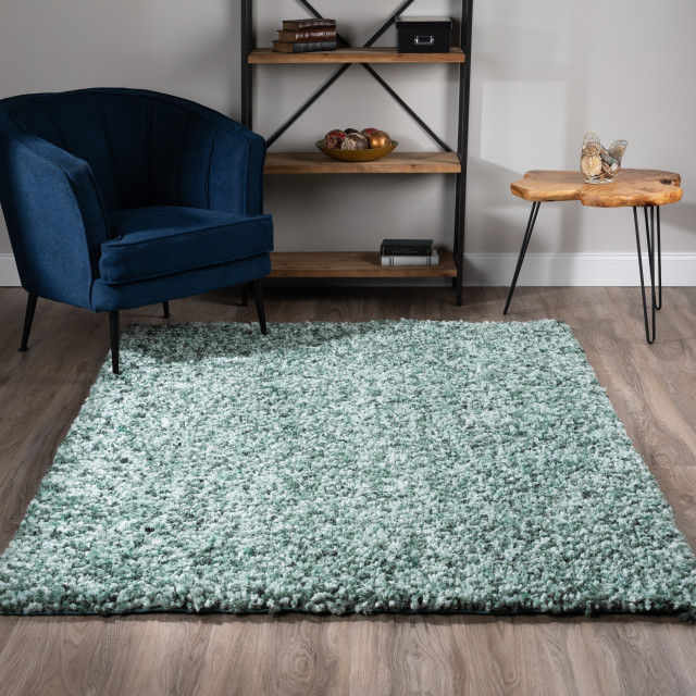 Addison Alpha Lavish Variegated Shag Area Rug, 3'6"x5'6" - Contemporary ...