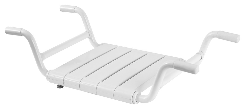 White Removable Bathtub Bench - Shower Benches & Seats - by Ponte ...