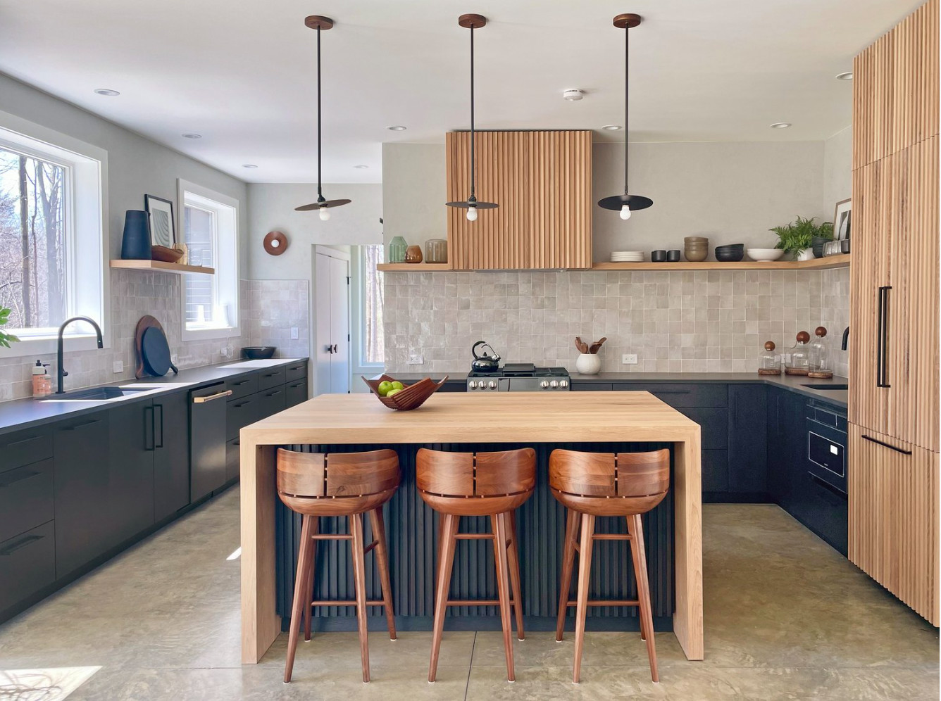Plaza Maplewood Decora Colors Two Tone Cherry Kitchen Cabinets