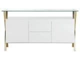 Gold Beverly Buffet - Contemporary - Buffets And Sideboards - by Pangea ...